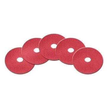 20" CleanFreak® Red Round Light Duty Floor Scrubbing Pads for Auto ...