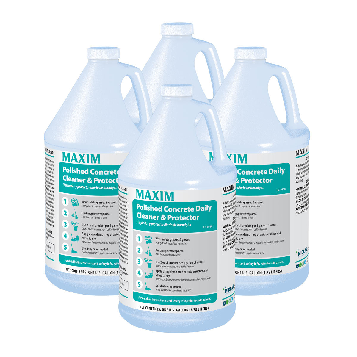 Maxim® Polished Concrete Daily Cleaner & Protector | 4 Gallons ...