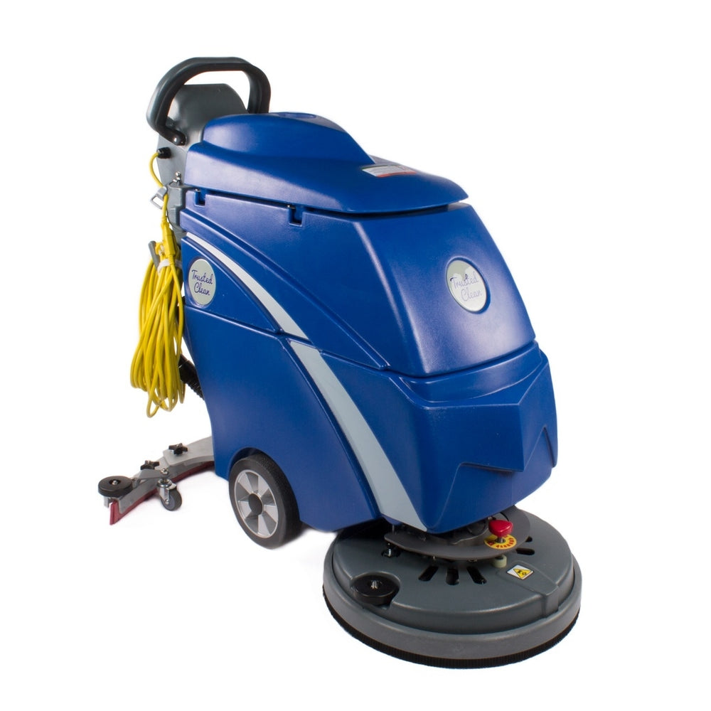 Trusted Clean 'Dura 18HD' Rubberized Floor Scrubbing Machine Package w ...