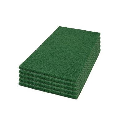 14" x 24" CleanFreak® Green Rectangular Orbital Heavy Duty Floor ...