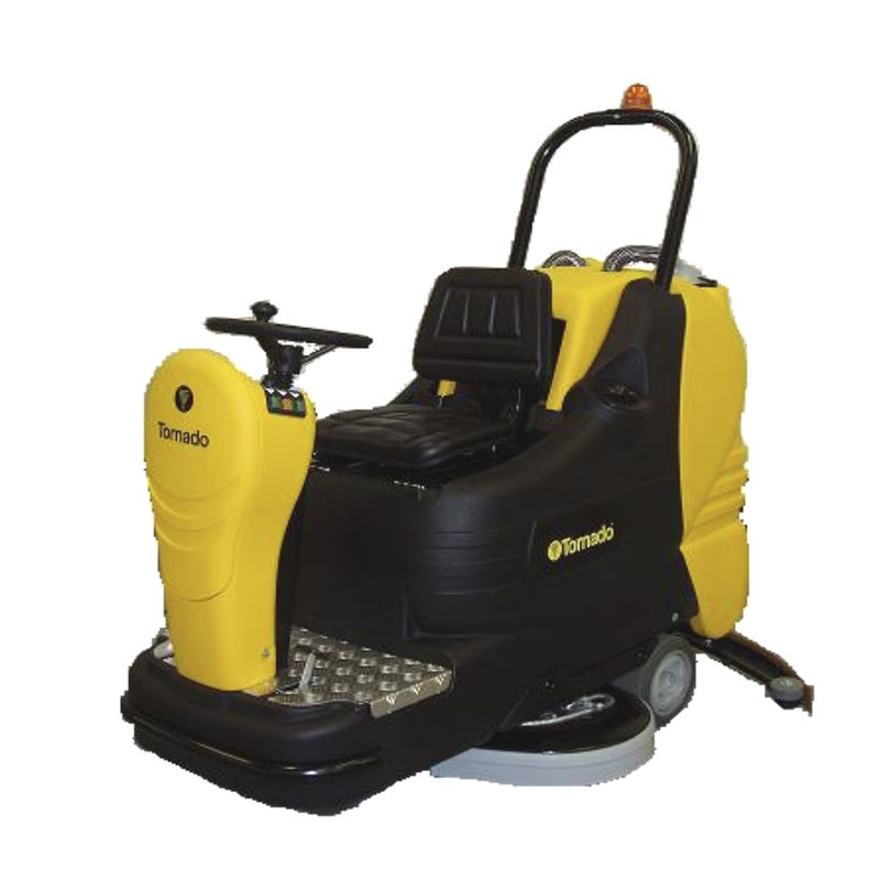 Tornado® 'BD 33/30' Disc 33" Ride On Floor Scrubber (30 Gallons ...